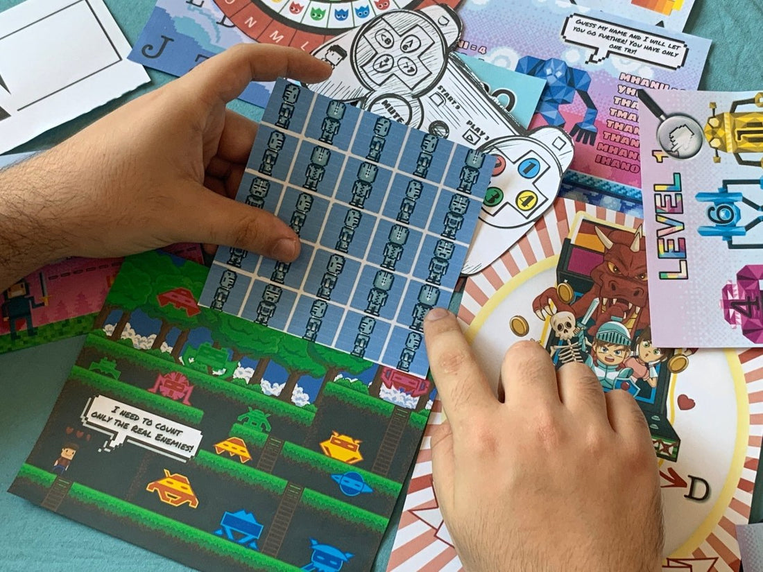 Arcade Invasion Printable Escape Room | DIY Arcade Escape Room at Home ...