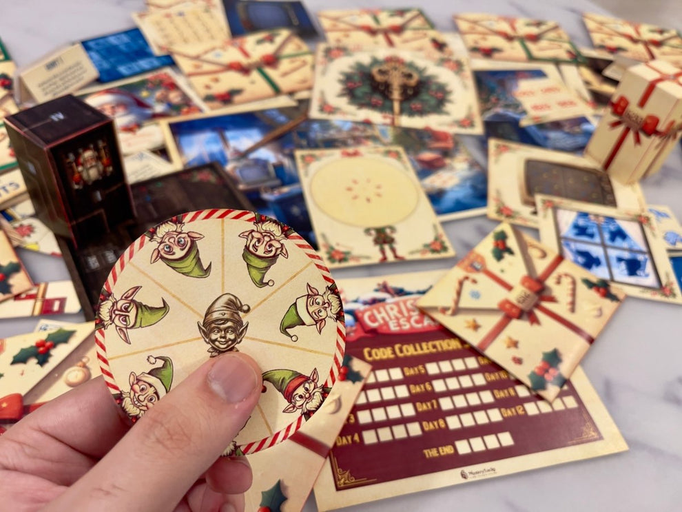 Printable Christmas Escape Room Advent Calendar | DIY Christmas Escape ...