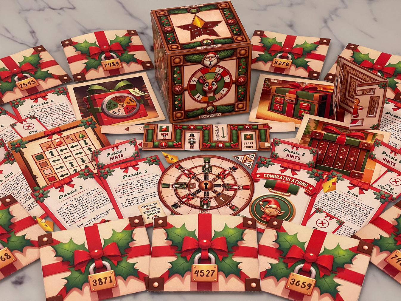 The Christmas Star Printable Escape Room | DIY Christmas Escape Room at ...