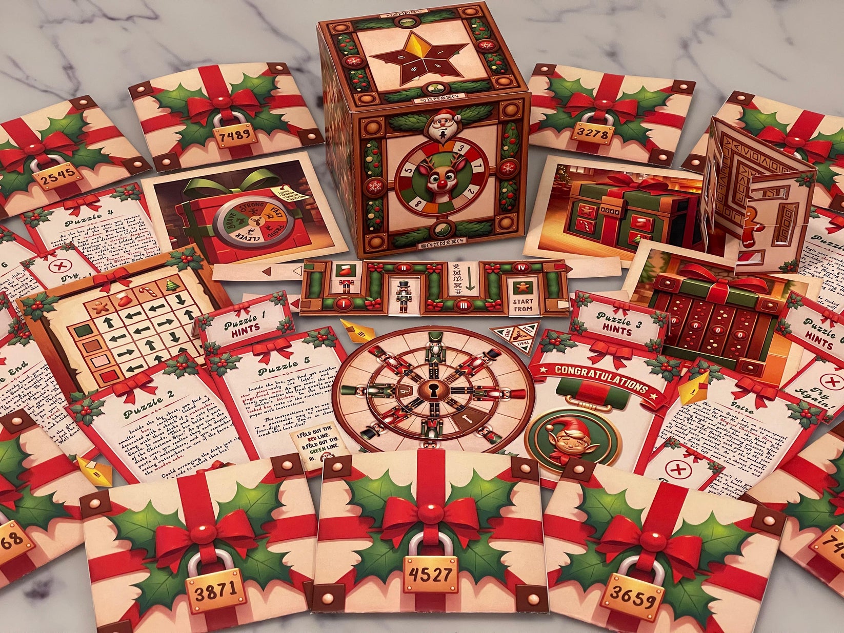 The Christmas Star Printable Escape Room | DIY Christmas Escape Room at ...