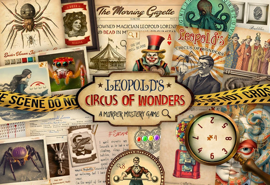 Leopold's Circus of Wonders Printable Escape Room | DIY Murder Mystery ...