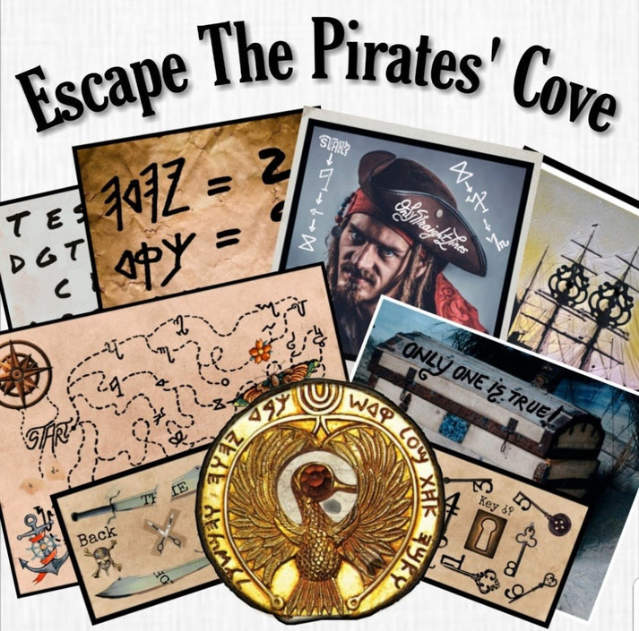 Pirate's Cove Printable Escape Room | DIY Pirate Escape Room at Home ...