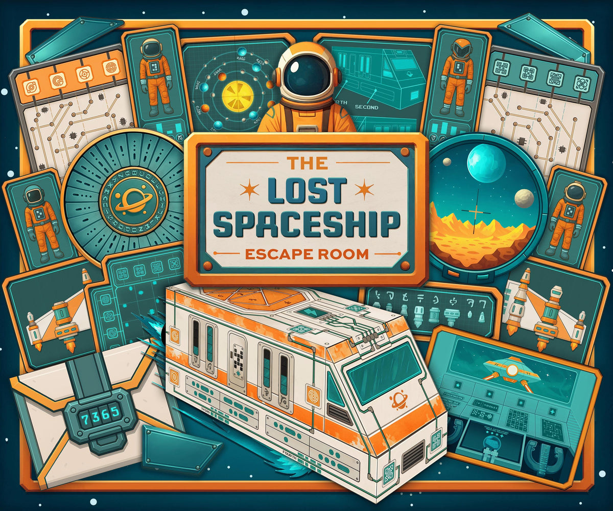 The Lost Spaceship – Printable Sci-Fi Escape Room | Instant Download