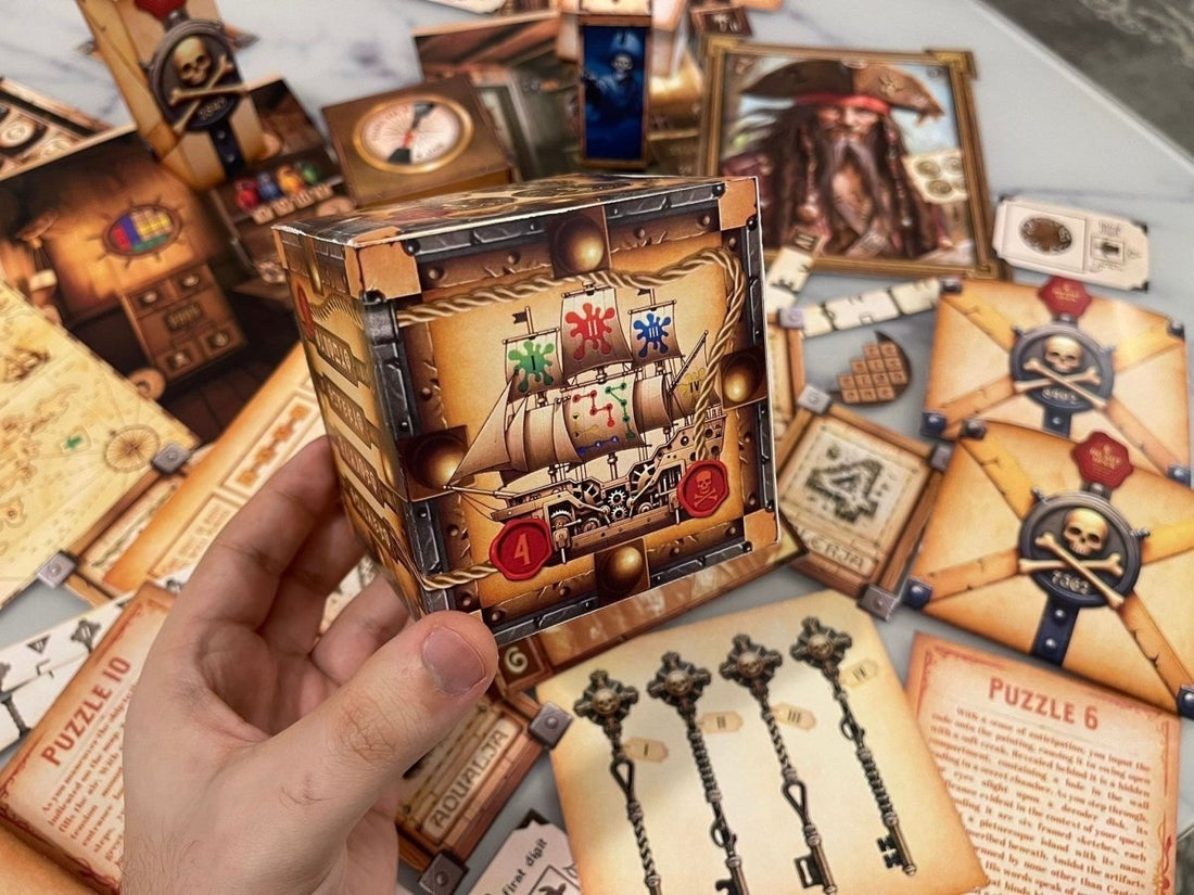 The Pirate Box Printable Escape Room | DIY Pirate Escape Room at Home ...