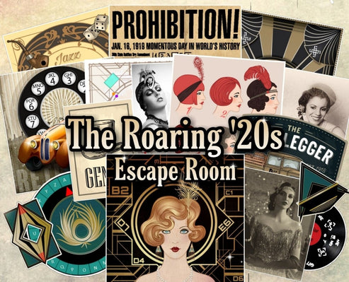 The Roaring 20's Printable Escape Room | DIY Prohibition Escape Room at ...