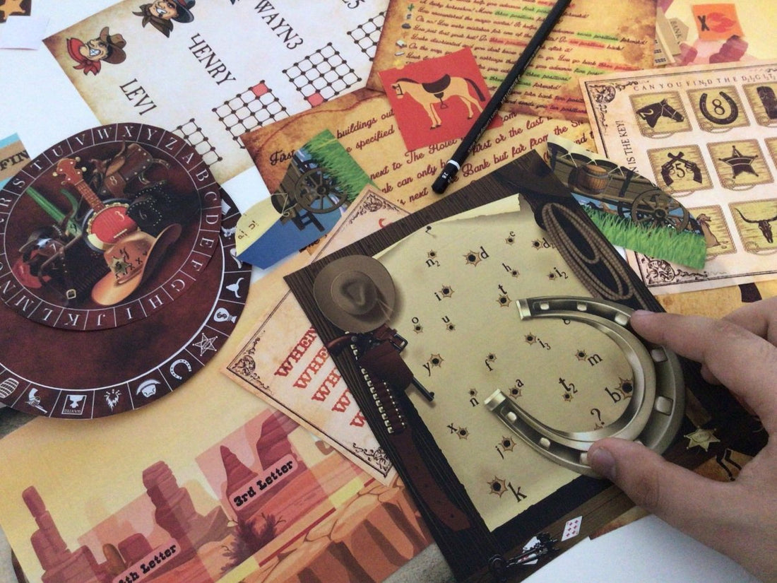 Wild West Printable Escape Room | DIY Western Cowboy Escape Room at ...