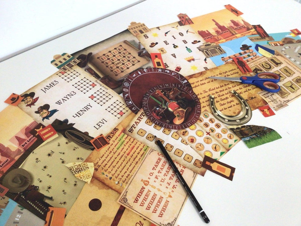 Wild West Printable Escape Room | DIY Western Cowboy Escape Room at ...